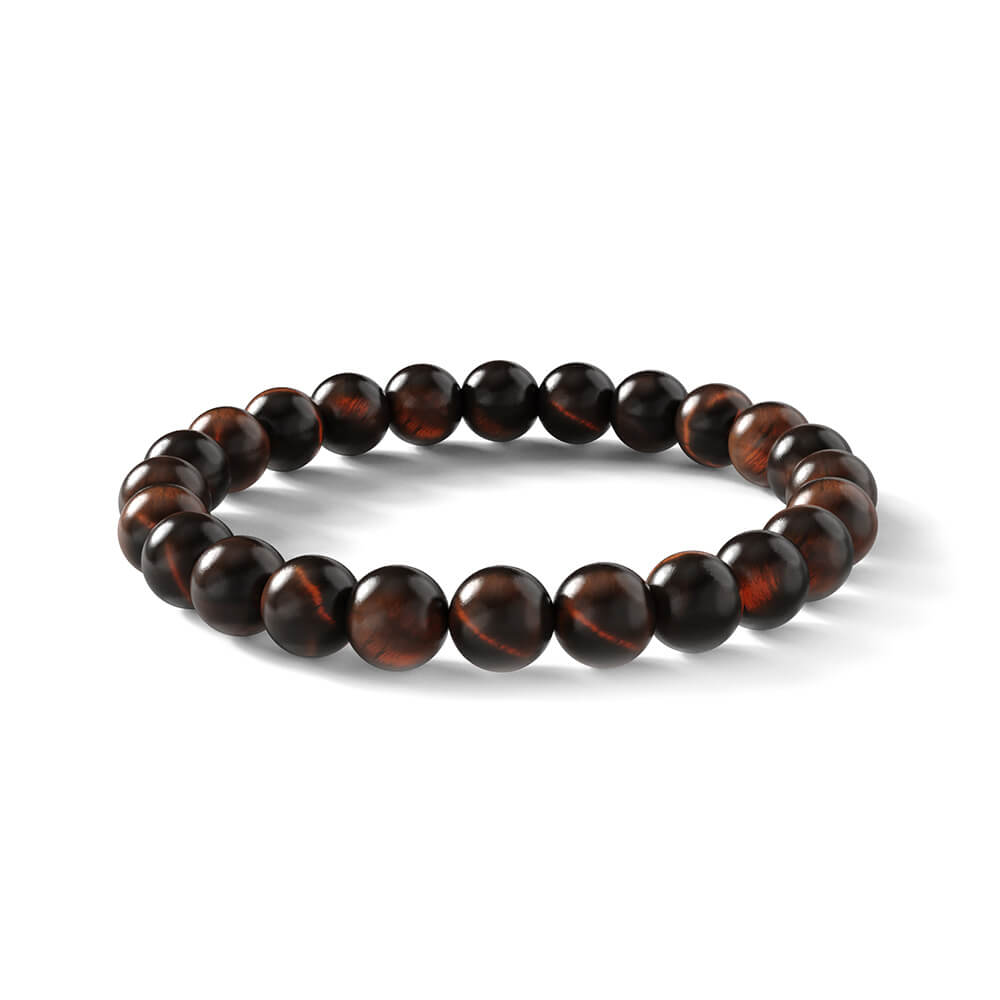 Buy Bead Bracelet with AAA Grade Natural Black Onyx Gemstones Online ...