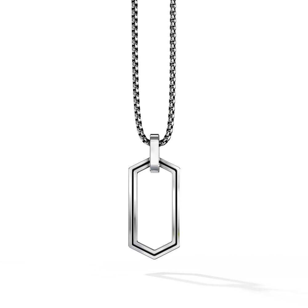 Buy Flint Pendant in 925 Sterling Silver Online - AYA'S